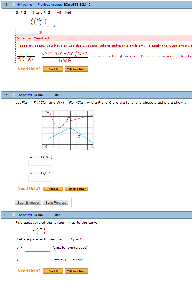 Solved 14. : +| 0/1 points Previous Answers SCalcET8 3 2048. | Chegg.com