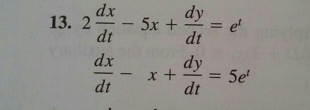 Solved In Problems 1 -20 solve the given system of | Chegg.com Solved In Problems 1 -20 solve the given system of | Chegg.com