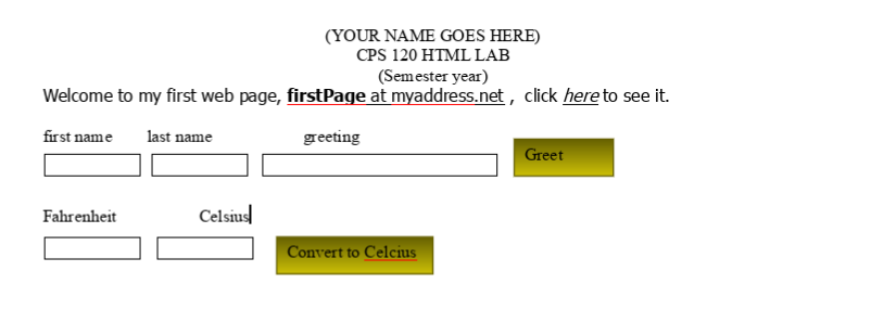 Solved Write the HTML code using Notepad to display the | Chegg.com