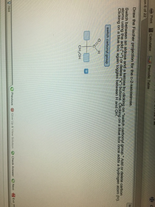 Solved Draw the Fischer projection for the D-2-ketotetrose. | Chegg.com