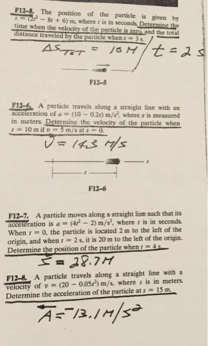 Solved The Position Of The Particle Is Given By S 2t 2