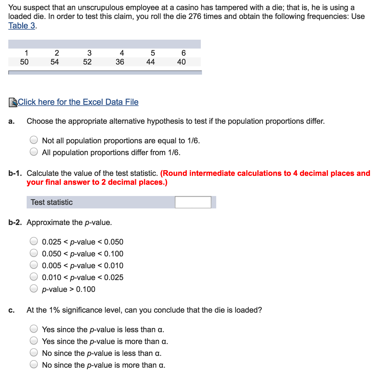 Solved You suspect that an unscrupulous employee at a casino | Chegg.com