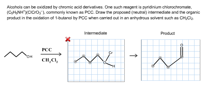 Solved Alcohols can be oxidized by chromic acid derivatives. | Chegg.com
