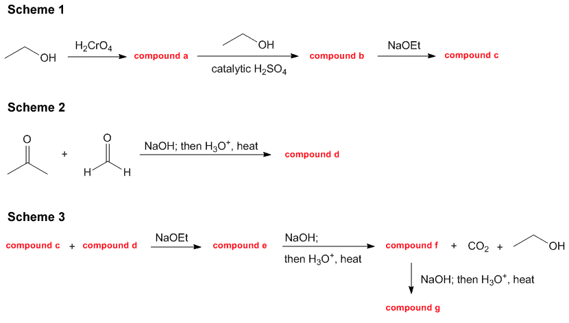Solved Work out the synthesis on a separate sheet of paper, | Chegg.com