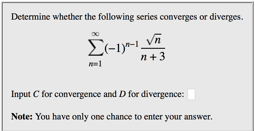 Solved Determine whether the following series converges or | Chegg.com