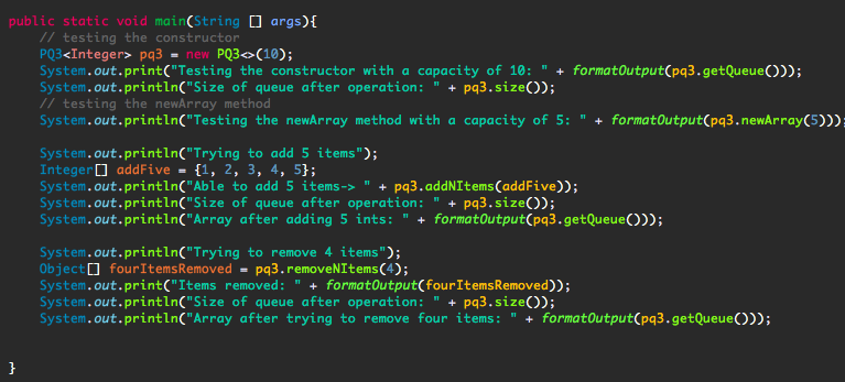 Solved Instructions Use the javadoc to complete the | Chegg.com
