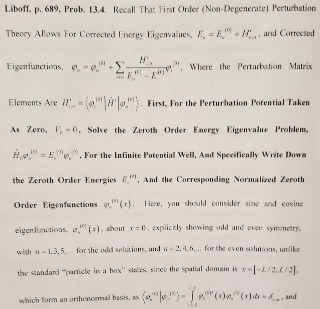 Solved Consider a particle of mass m in a potential well | Chegg.com