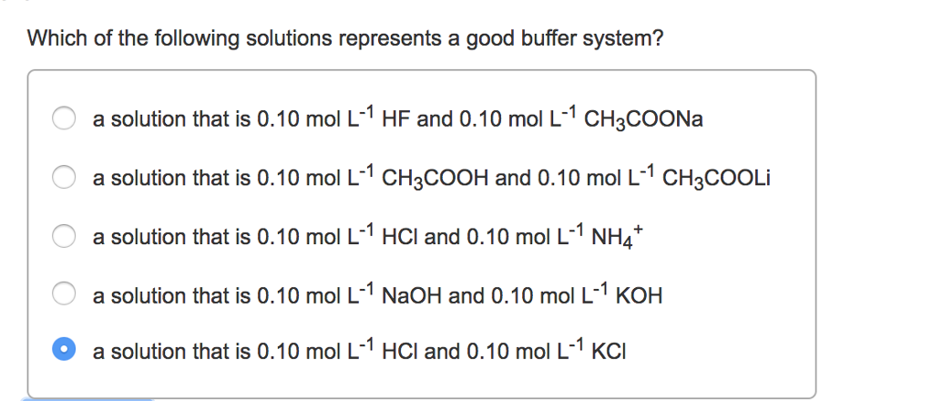 Solved Which of the following solutions represents a good | Chegg.com