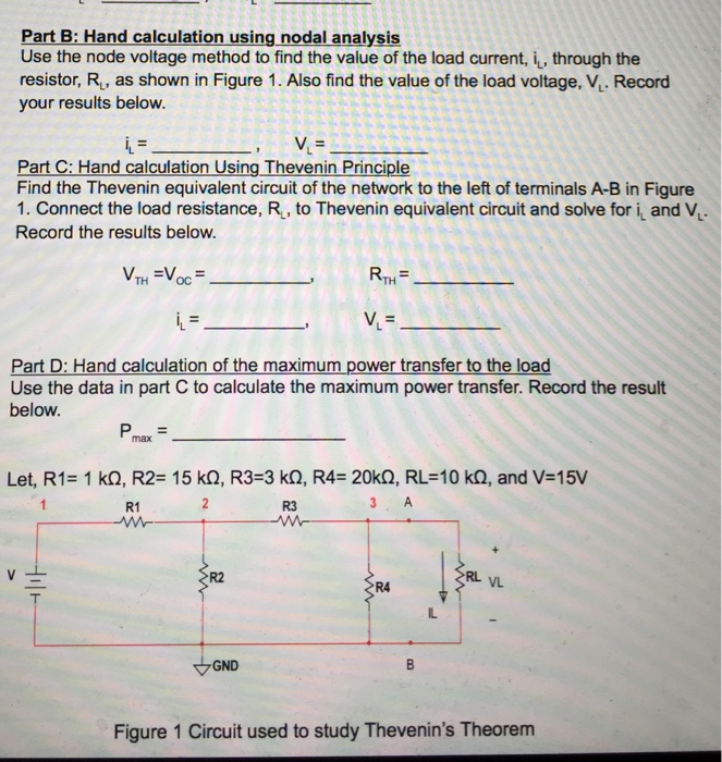 Solved Hand calculation using nodal analysis Use the node | Chegg.com