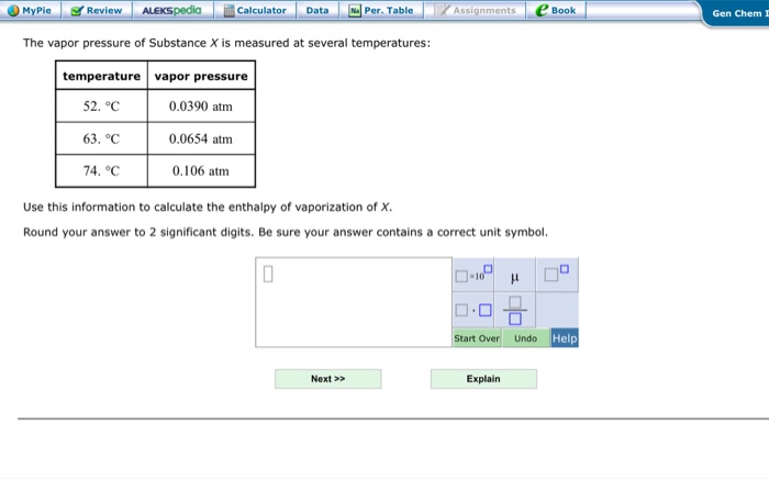 Solved How am I supposed to find Delta Hvap if I do not have | Chegg.com