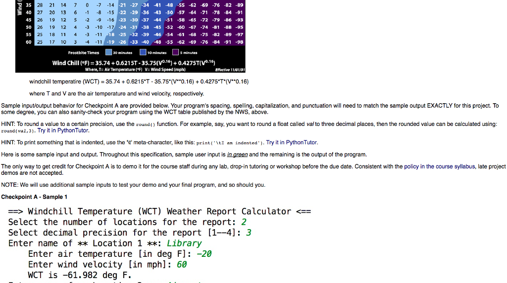 Solved Python Program Please Complete Checkpoint B And 