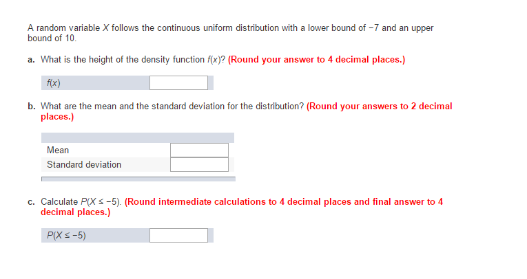 Solved A Random Variable X Follows The Continuous Uniform 