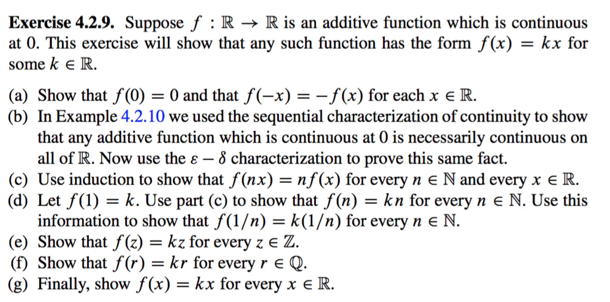 Solved Suppose f: Ropf rightarrow Ropf is an additive | Chegg.com