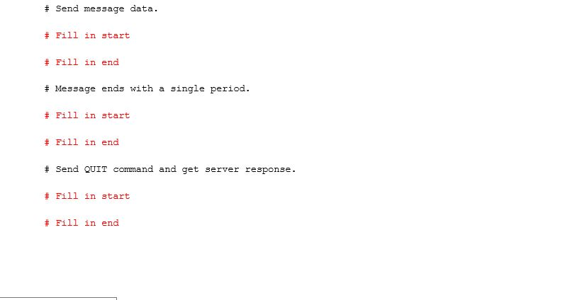 Your task is to develop a simple mail client that | Chegg.com