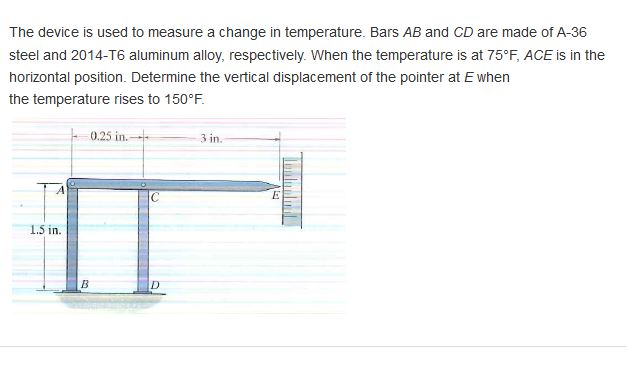 Solved The device is used to measure a change in | Chegg.com