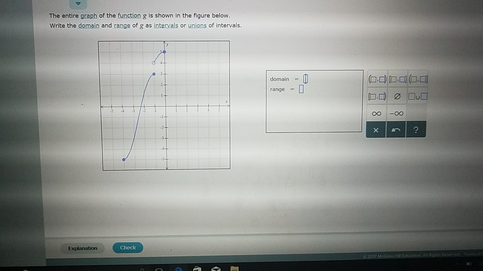 Solved The entire graph of the function g is shown in the | Chegg.com
