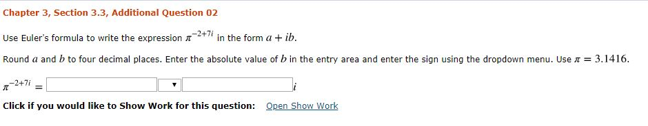Solved Chapter 3, Section 3.3, Additional Question 02 Use | Chegg.com