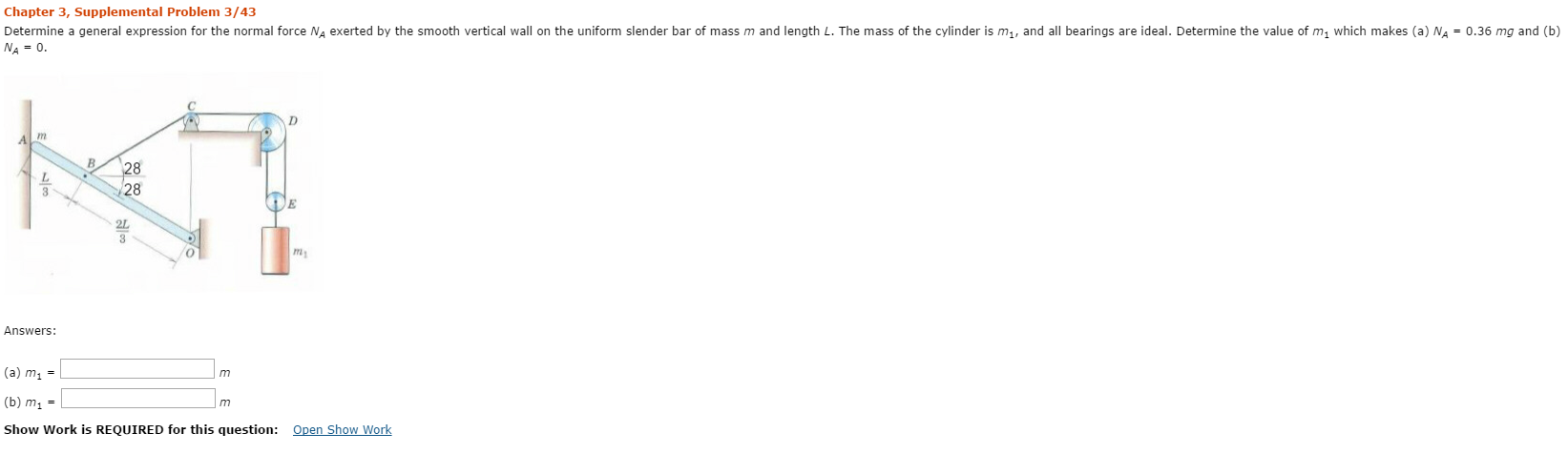 Solved Determine a general expression for the normal | Chegg.com