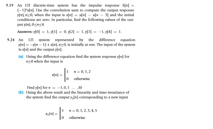 Solved An Lti Discrete Time System Has The Impulse Response