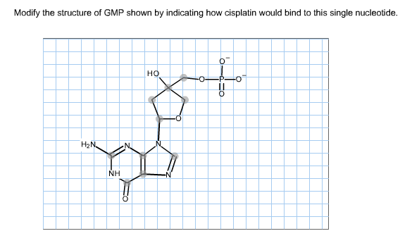 Solved Modify the structure of GMP shown by indicating how | Chegg.com