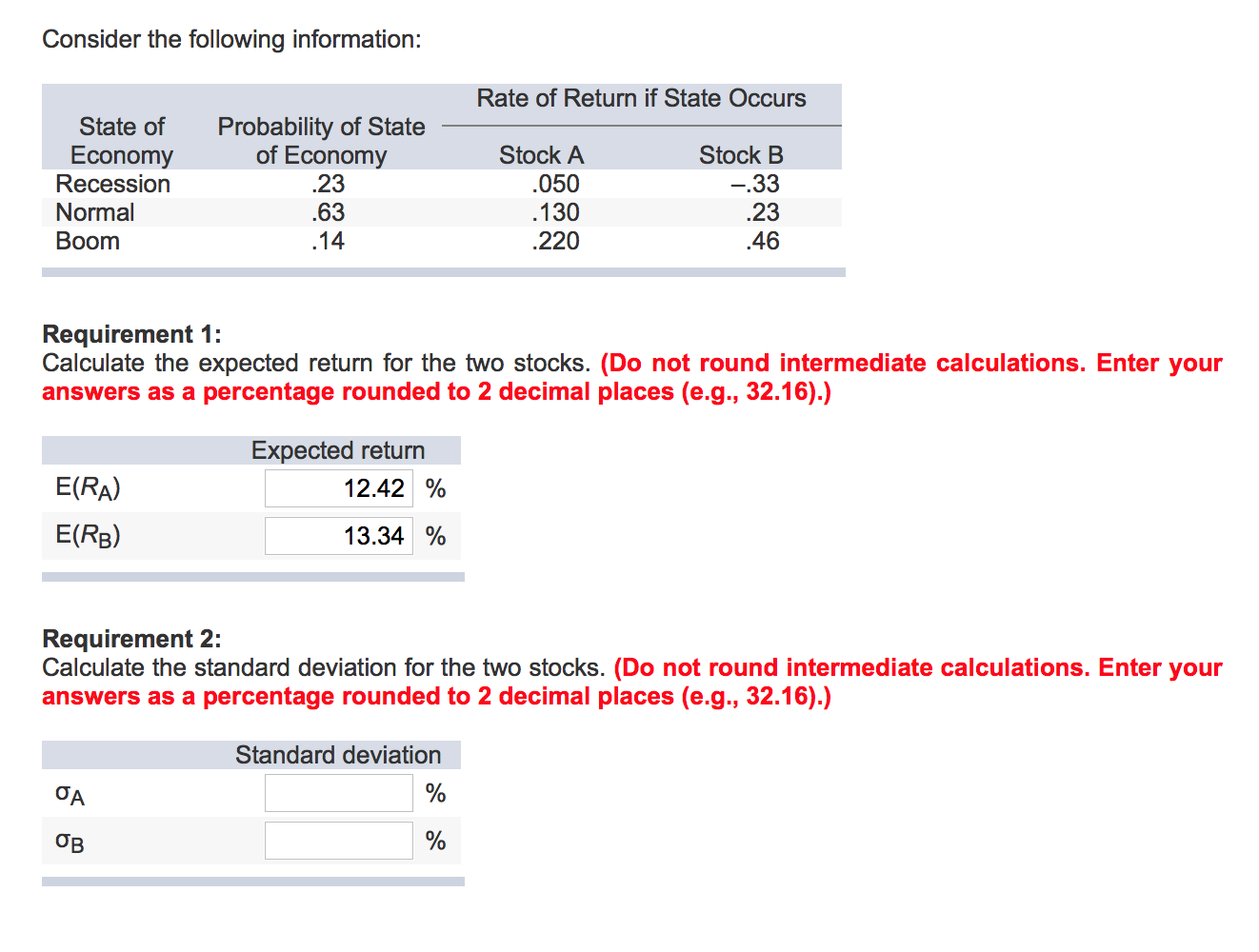 Solved Consider the following information: Requirement 1: | Chegg.com