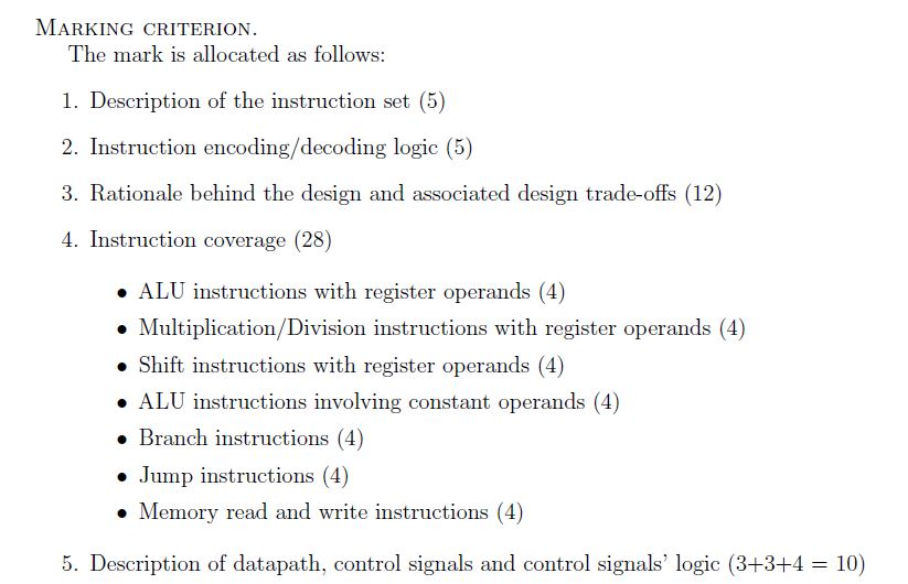 Solved PROBLEM. 1. Design the instruction set architecture | Chegg.com