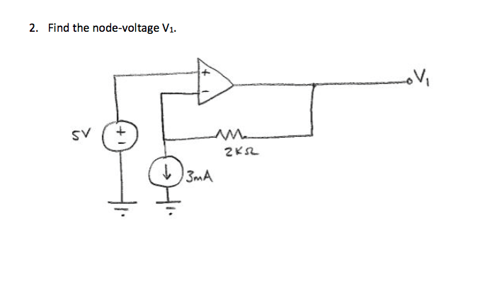 Solved Find the node-voltage V1 | Chegg.com