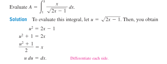 Solved I do not get how u du = dx. I understand you find U, | Chegg.com