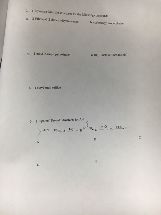 Solved Give the structures for the following compounds | Chegg.com