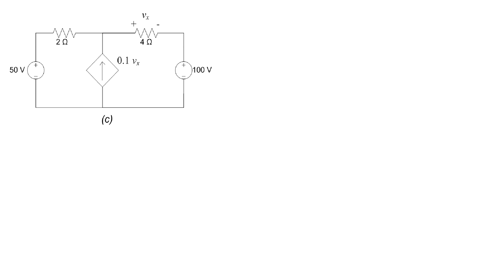 Solved Using Superposition, find Vx | Chegg.com