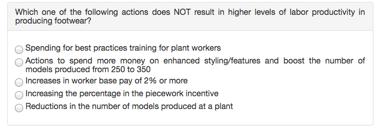 Which one of the following actions does NOT result in | Chegg.com