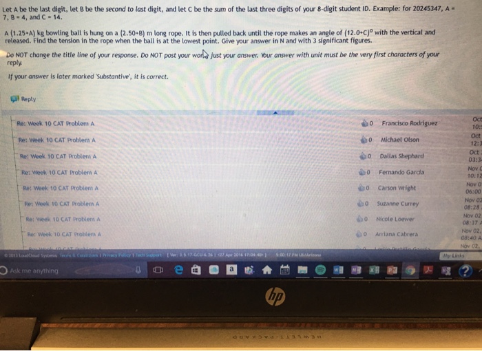 Solved Let A be the last digit, Let B be the second to last | Chegg.com Solved Let A be the last digit, Let B be the second to last | Chegg.com