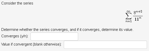 Solved Consider the series n=1 Determine whether the series | Chegg.com