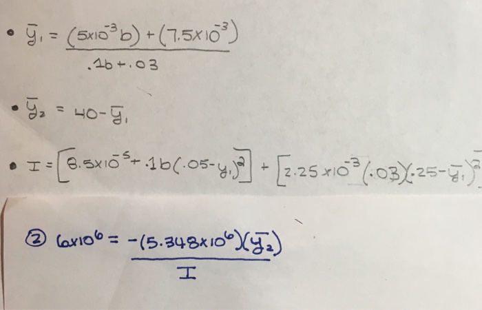 Solved Using the three equations above, solve for b by | Chegg.com