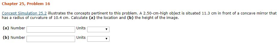 Solved Chapter 25, Problem 16 Concept Simulation 25.2 | Chegg.com