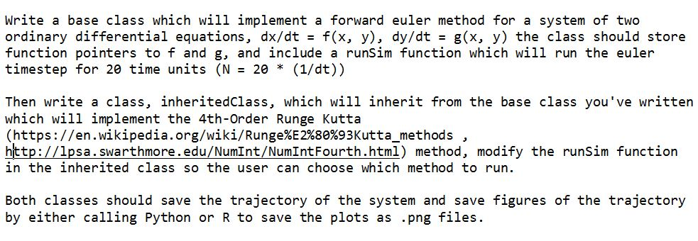 Solved Write a base class which will implement a forward | Chegg.com