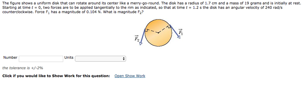 Solved The figure shows a uniform disk that can rotate | Chegg.com