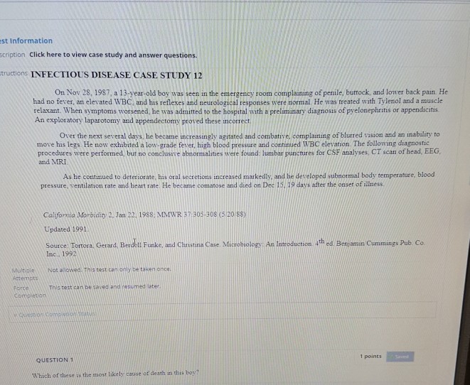 Solved st Information scription Click here to view case | Chegg.com