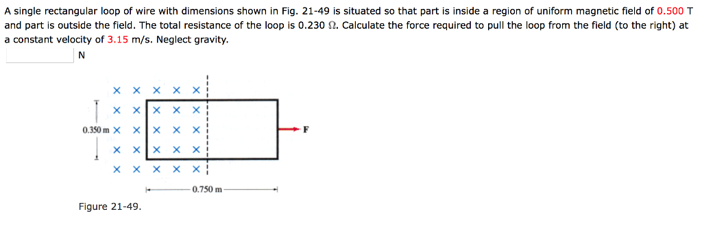 Solved A single rectangular loop of wire with dimensions | Chegg.com