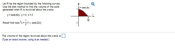 Solved Let R be the region bounded by the following curves. | Chegg.com