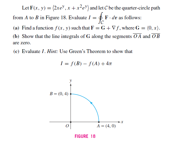 Solved Let F(x, y) = (2xe^y, x + x^2e^y) and let C be the | Chegg.com