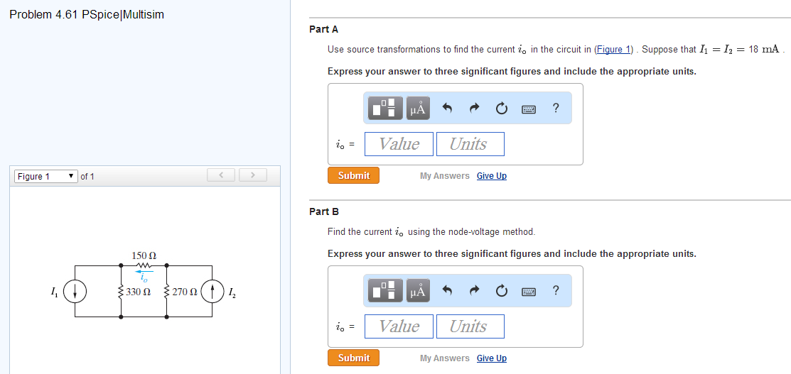 Solved PSpice|Multisim Use source transformations to find | Chegg.com