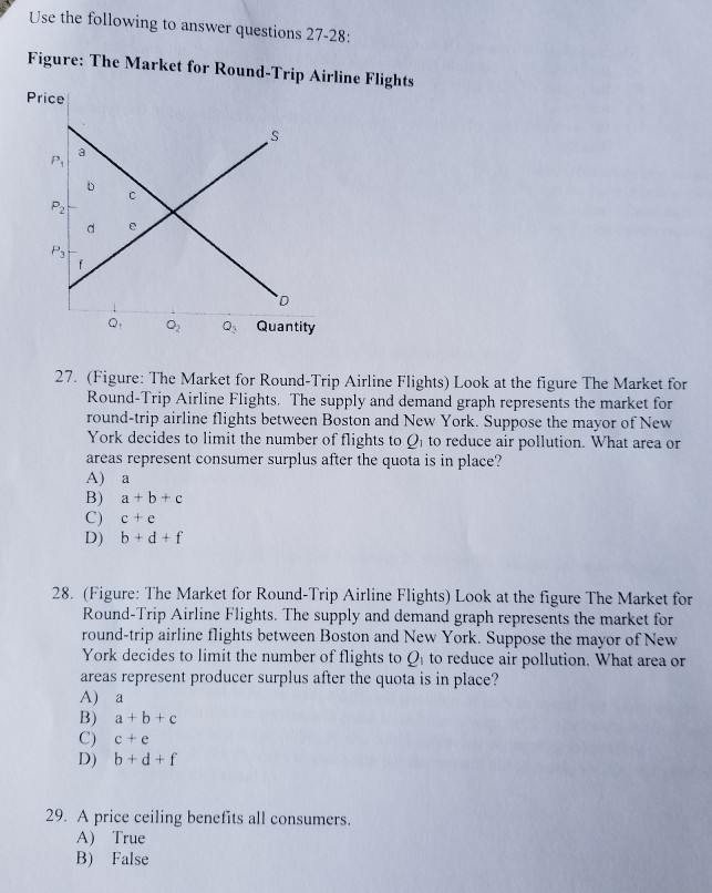 Solved Use the following to answer questions 27-28: Figure: | Chegg.com