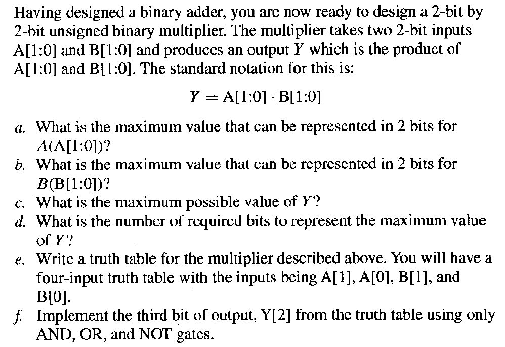 Solved Having Designed A Binary Adder You Are Now Ready To