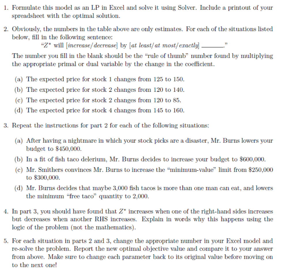 Solved Additional Problem: Montgomery Burns, Homer Simpson's | Chegg.com