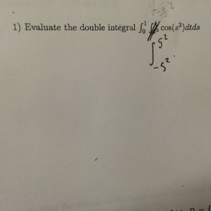 Solved Evaluate the double integral integral_0^1 | Chegg.com