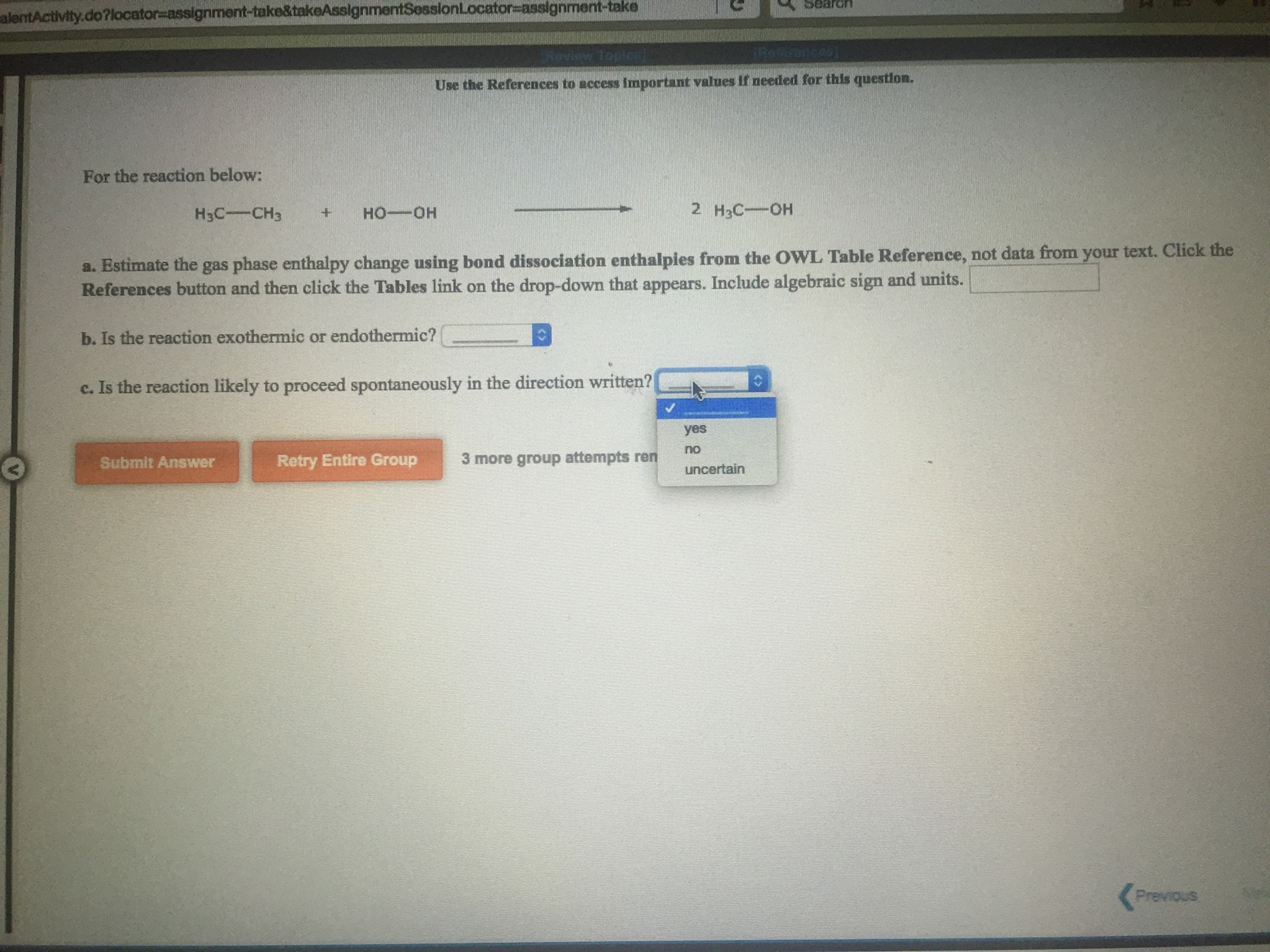 Solved Use the References to access important values if | Chegg.com