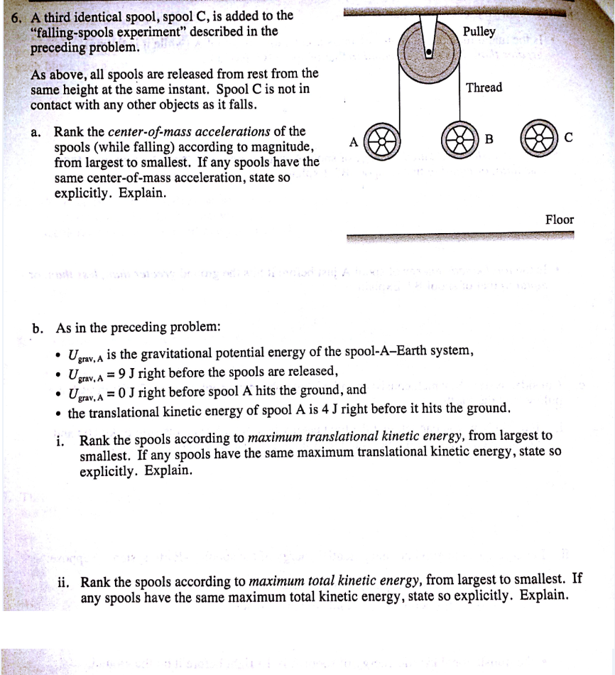 A third identical spool, spool C, is added to the | Chegg.com