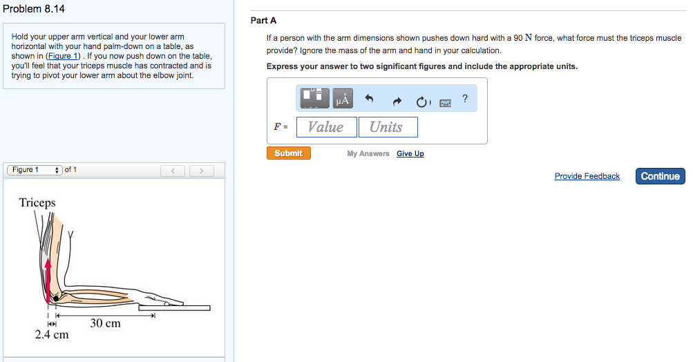 Hold your upper arm vertical and your lower arm | Chegg.com