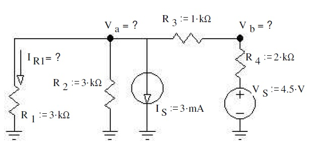 Solved Solve for Va, Vb and IR1 | Chegg.com